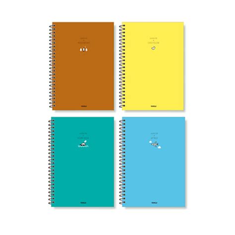 양지사 스프링노트 A2 색상랜덤 유선노트 60매 두사몰