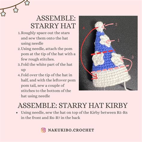 Free Pattern Tiny Sleepy Kirby On A Star