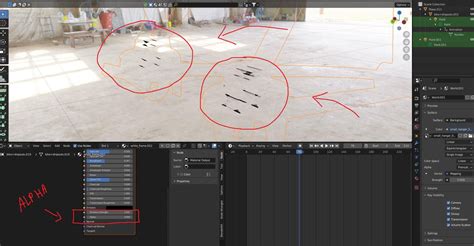 getting black artifacts on object when alpha is 0 normals are correct