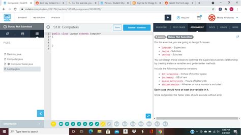I Need Help With An Exercise R Codehs