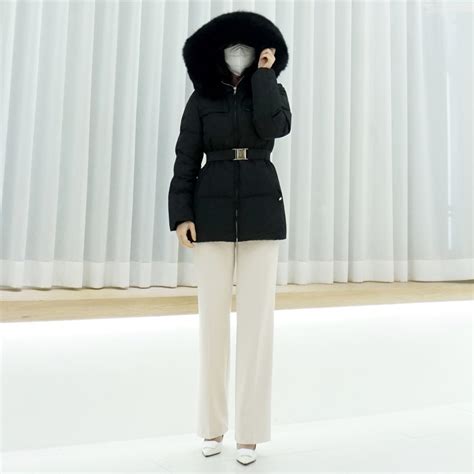 피치기모 여성 하이웨스트 스판 세미 슬림 일자핏 슬랙스 스타일라떼