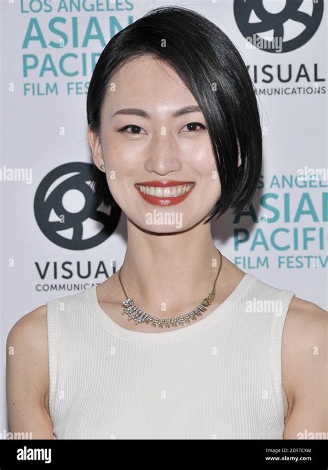 Actress Mari Yamamoto At The Los Angeles Asian Pacific Film Festival JIMAMI TOFU