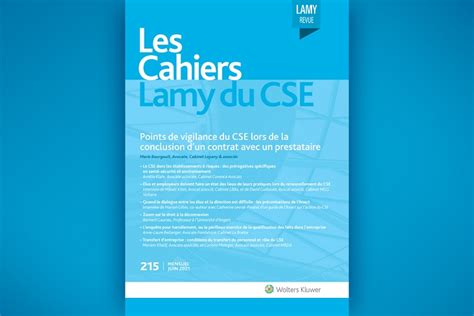 Les Cahiers Lamy Du Cse Documentation Et Presse Cse Le Guide Des Cse Diaporama