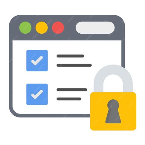 premium vector server security vector illustration style