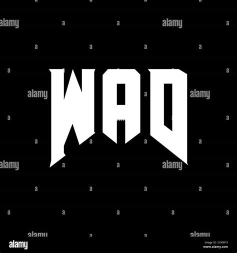 Wad Letter Logo Design For Technology Company Wad Logo Design Black Wad Letter Logo Design For Technology Company Wad Logo Design Black