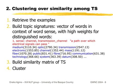 Ppt Clustering Word Senses Powerpoint Presentation Free Download Id3430101