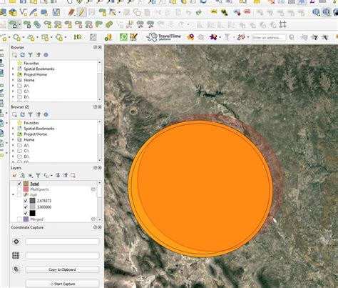 Moving All Merged Layers At Once Using Qgis Geographic Information