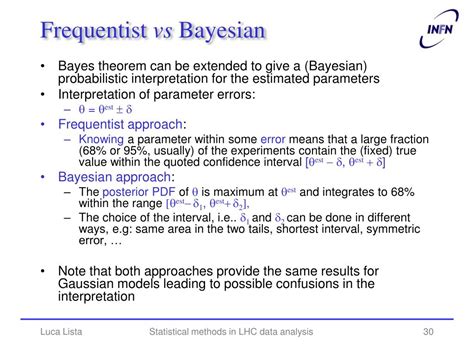 Ppt Statistical Methods For Data Analysis The Bayesian Approach Powerpoint Presentation Id