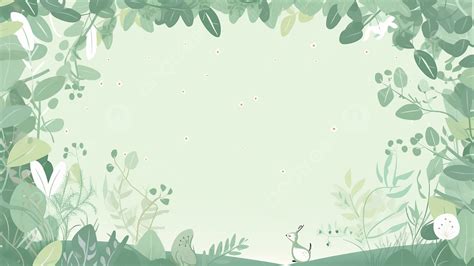 만화 녹색 식물 배경 만화 녹색 초록색 배경 일러스트 및 사진 무료 다운로드 Pngtree