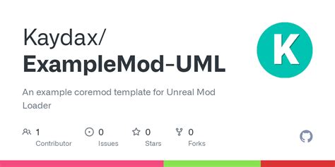 github kaydax examplemod uml an example coremod template for unreal