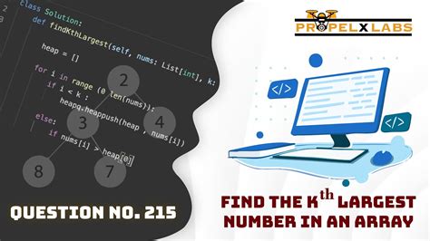 LeetCode question no. 215 - K'th largest element in an Array - YouTube