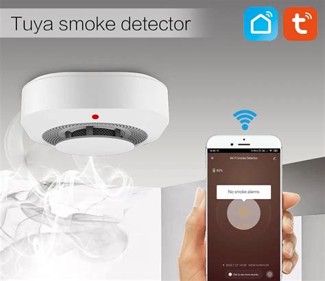 Smart Smoke Fire Detection Sensor Security Alarm Himojo