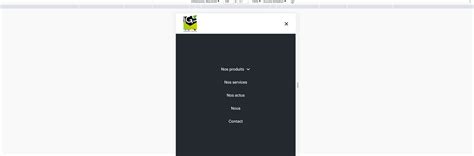 no bug nav menu element sub menu mobile behaviour bugs bricks