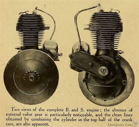 Barr And Stroud 350cc Sleeve Valve Engines 1921