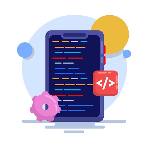 App Development Concept Mobile Ui Ux Web Design App Design Coding Mobile App Application