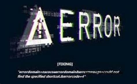 A Users Guide To Nscocoaerrordomain Error Code 4 Understanding And Resolving The “could Not