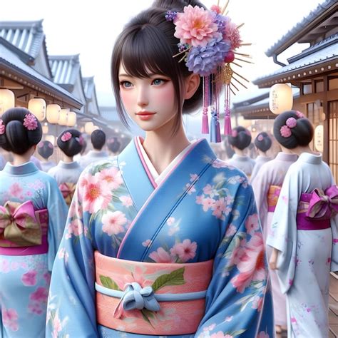 Premium Photo Yukata