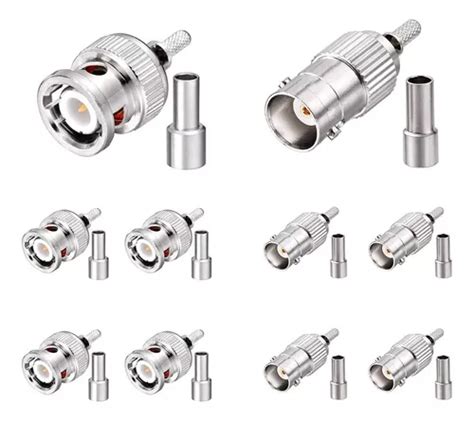 Kit De Conectores Superbat Bnc Crimp Bnc Macho Bnc Hembra Cuotas Sin Interés