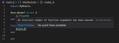 Linting Issue With Base Kwdef Issue Julia Vscode Julia Vscode GitHub
