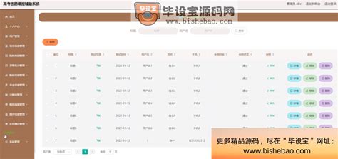 Pythondjango高考志愿填报辅助系统毕设宝源码网
