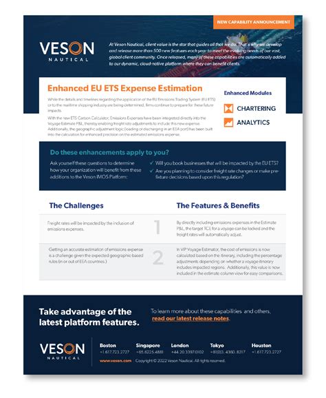 Imos Eu Ets Expense Estimation Capability Spotlight Veson Nautical