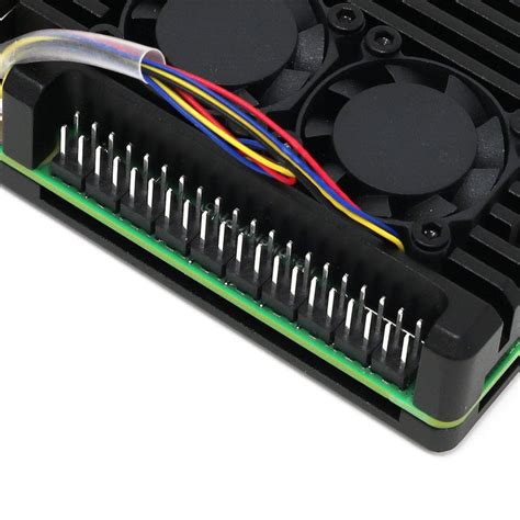 Aluminium Armour Dual Fan Heatsink Case For Raspberry Pi 5 The Pi Hut