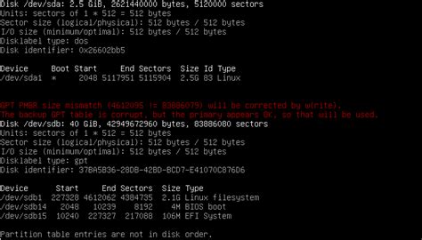 Corrupted Linux File System Missing Size In Fdisk R24hoursupport