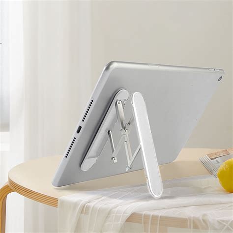 Ckraxd Adjustable Pad Stand for Tablets and Phones, Folding Lazy ...