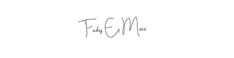 84 Fady El Mais Name Signature Style Ideas Perfect Electronic Signatures