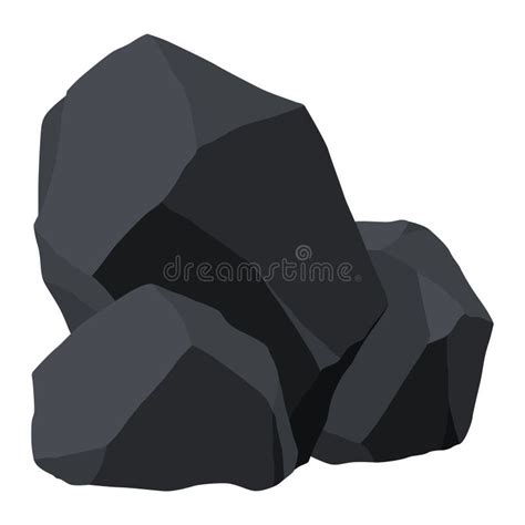 Black Mineral Resource Landing Page Template Coal Mining Extraction Miners Loading Coal In