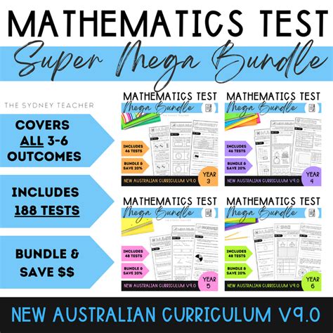 Ultimate Maths Test Mega Bundle Years 3 6 ⭐️ The Sydney Teacher