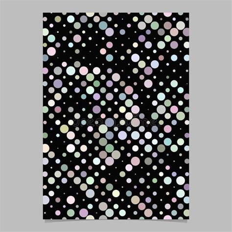 Abstract Circle Pattern Brochure Design Vector Page Background Graphic Stock Vector