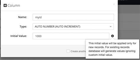 introducing auto incremented columns backendless