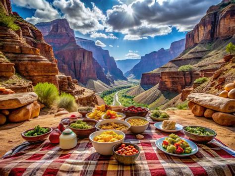 North Rim Arizona Indulge In A Gourmet Picnic Lunch Amidst The