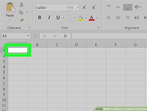 simple ways to name a column in excel 9 steps with pictures