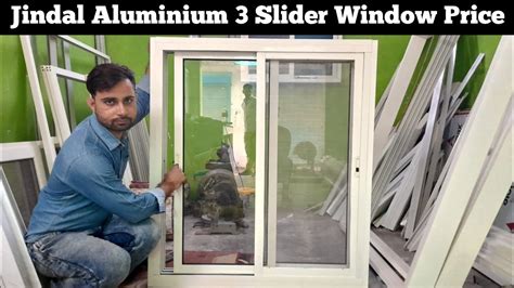 Jindal 3 Track Aluminium Sliding Window In India