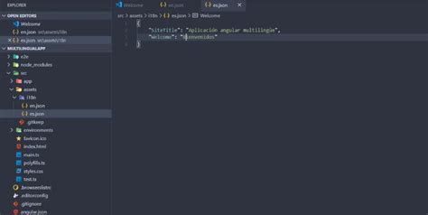 how to implement multilanguage support in an angular application
