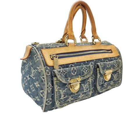 Louis Vuitton Monogram Denim Neo Speedy Handbag For Sale At 1stdibs