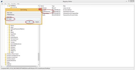 Configure A User Profile Default Location In Windows 8 1