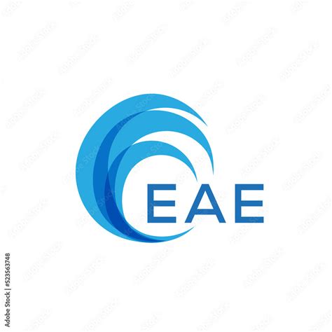 Eae Letter Logo Eae Blue Image On White Background Eae Monogram Logo Design For Entrepreneur