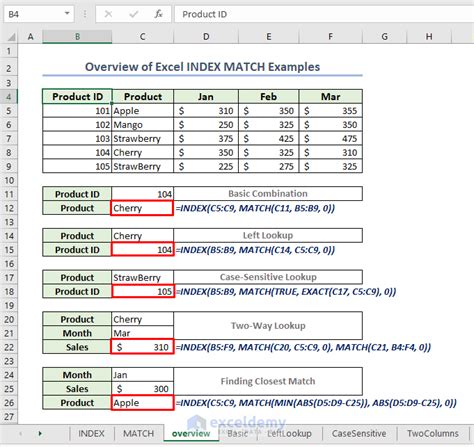How Does The Index Match Function Work In Excel Design Talk