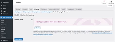 How To Set Woocommerce Shipping Rates Based On Boxes