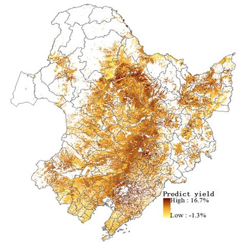 An Example Of Dataset 2 The Distribution Of The Predicted Yields Under