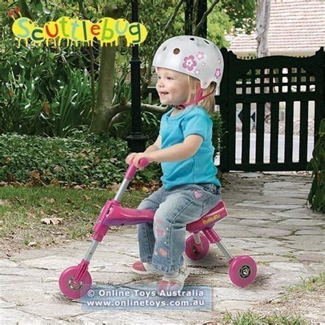 Quicksmart Scuttle Bug Pink And White Online Toys Australia