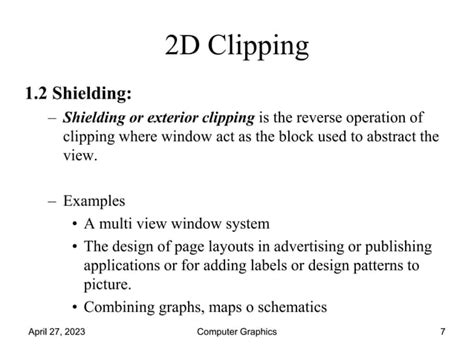 Lecture D Clipping Ppt