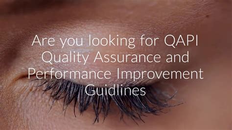 CMS QAPI Quality Assurance and Performance Improvement SNF Nursing Home ...