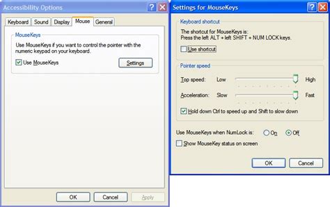how to use mousekeys move your mouse cursor with the number pad