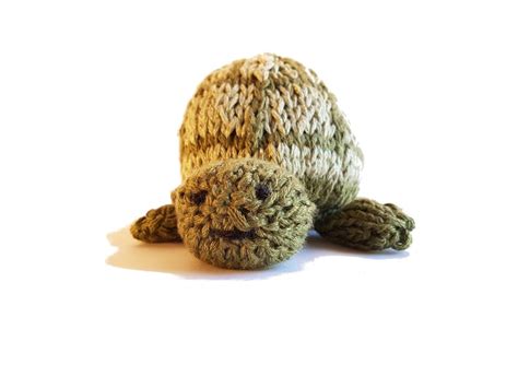 Knitted Tiny Turtle Pattern Pdf Pattern Knitting Pattern Etsy