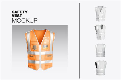 Safety Vest Mockup Product Mockups ~ Creative Market