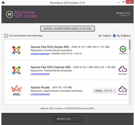 AIR SDK Manager Airsdk Adobe Runtime Support Discussion GitHub